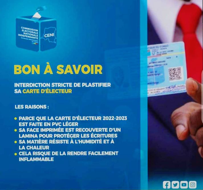 RDC-Ceni : Une communication importante de la CENI pour donner des ...